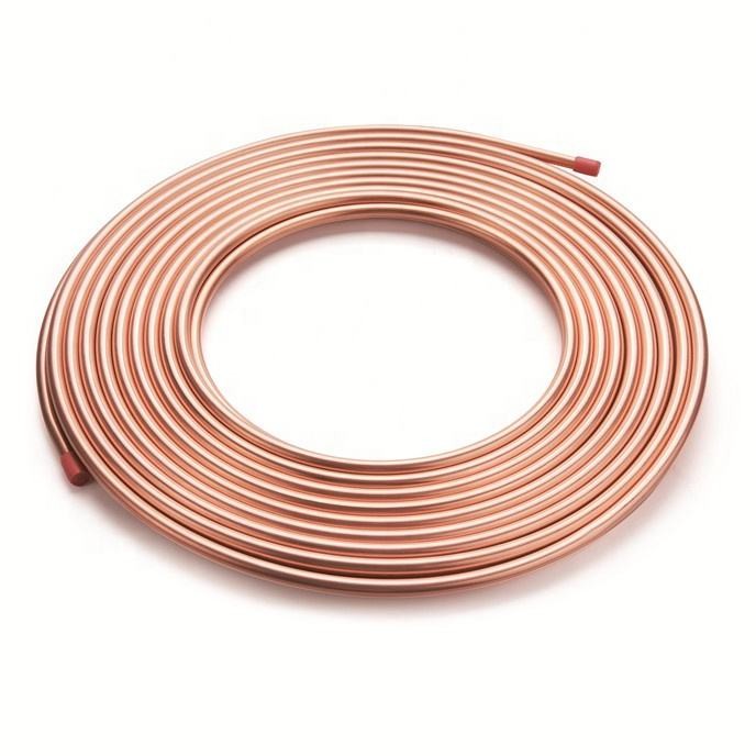 High Quality Refrigeration Air Conditioner Connecting Copper Pipe Pancake Coil Capillary Copper ...